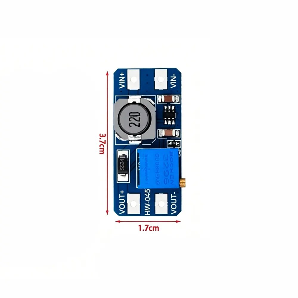 Модуль повышающего преобразователя MT3608 2А 10pcs, MT3608 Without Port
