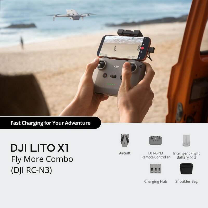 Квадрокоптер DJI LITO X1 Fly More Combo (DJI RC-N3)