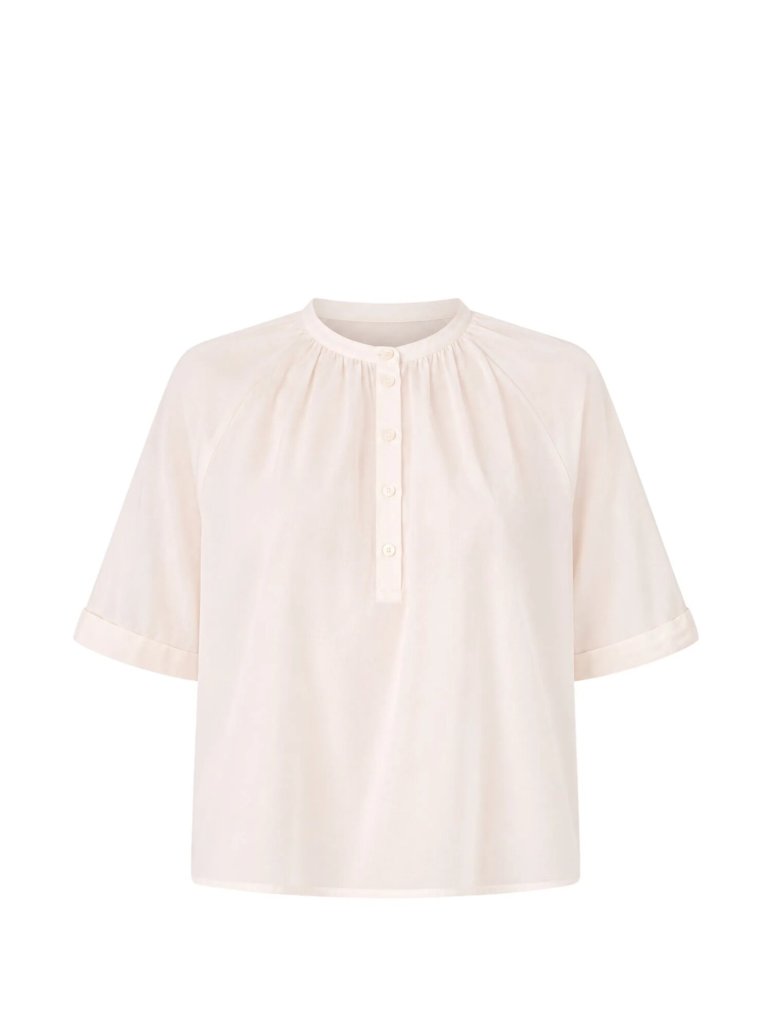 Блуза Gathered short-sleeve blouse