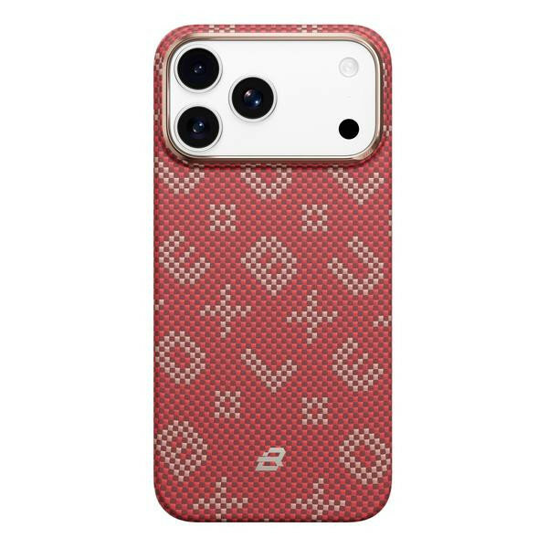 Чехол BlueO Gilded Tactile Woven Aramid Fiber Magnetic Case для iPhone 17 Pro Red (BL061-17pro-Red)