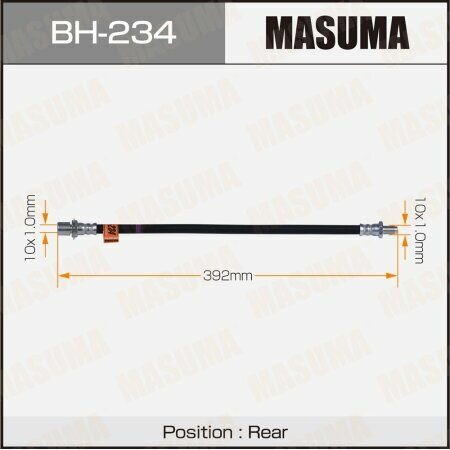 BH-234 Шланг тормозной TOYOTA задн. прав.