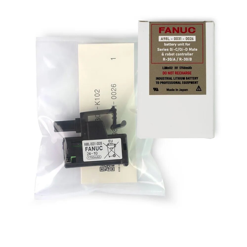Батарейка литиевая FANUC A98L-0031-0026