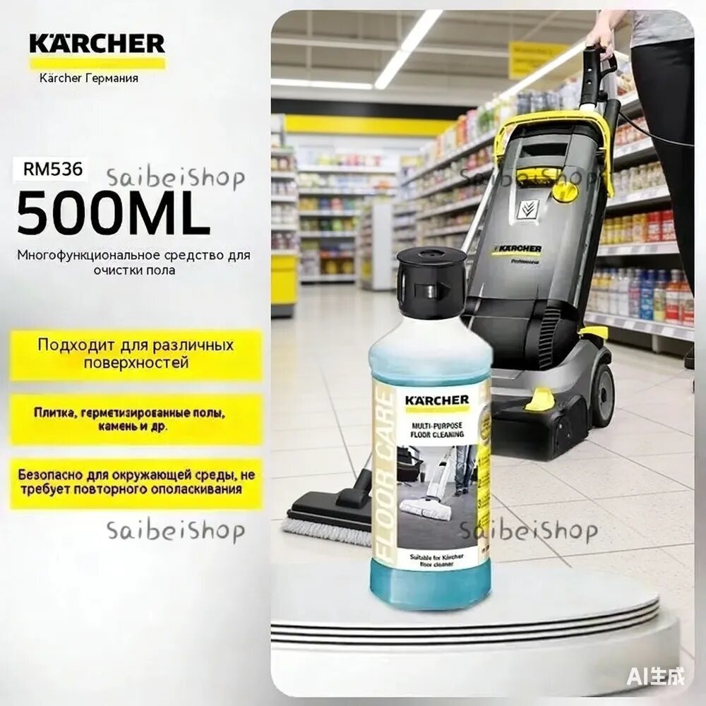 Универсальное средство для уборки полов Karcher RM 536, 0,5л (6.295-944.0)
