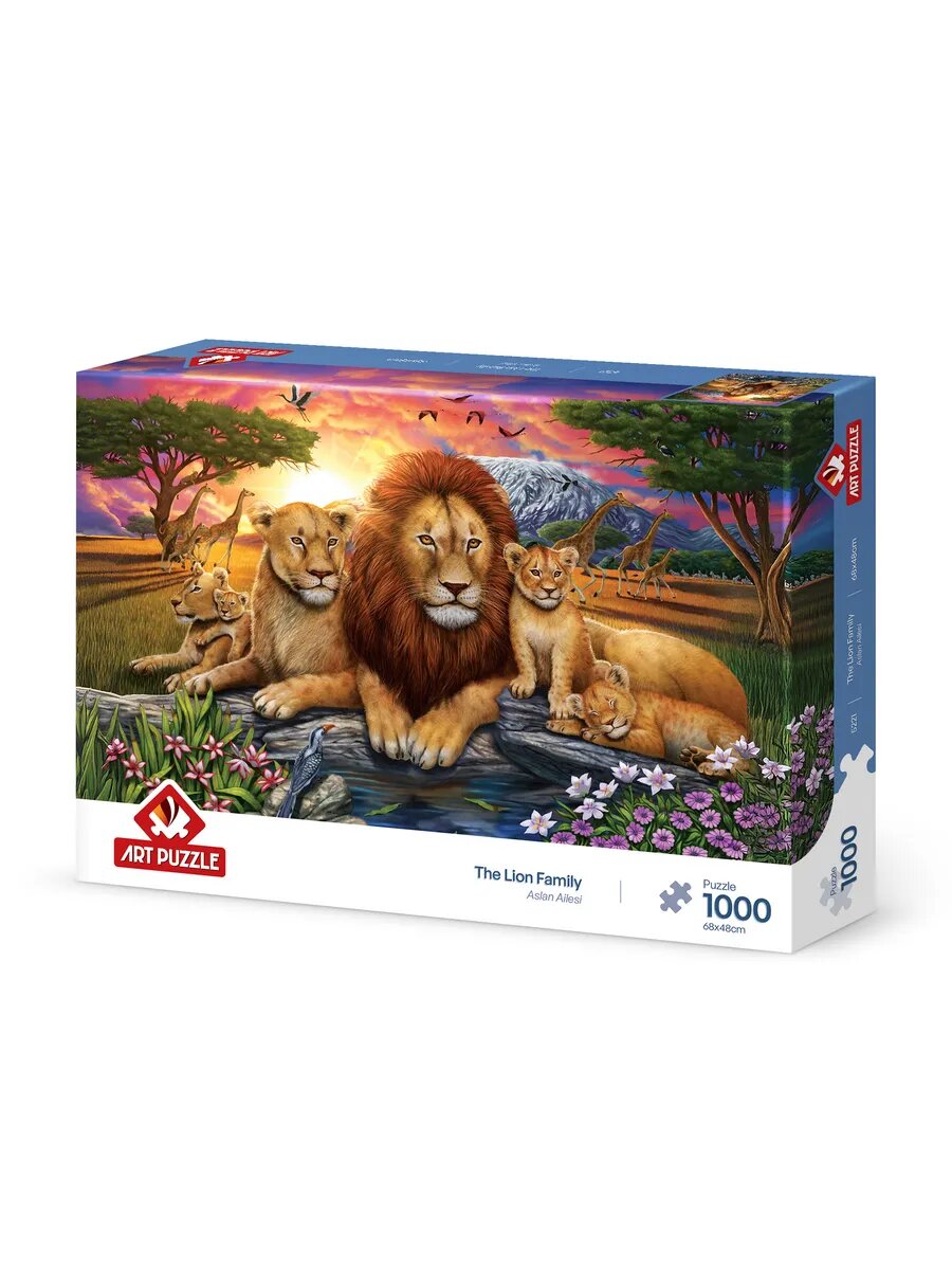 ART PUZZlE Семья львов 1000 дет.