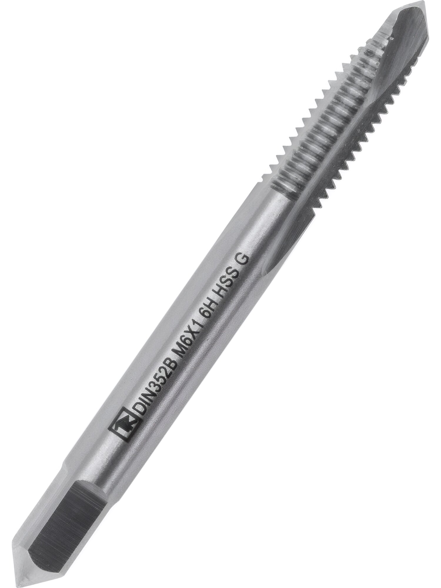Метчик Thorvik MTG305SP машинно-ручной T-DRIVE со спиральной канавкой для сквозных отверстий с направляющей в наборе М3х0.5, HSS-G