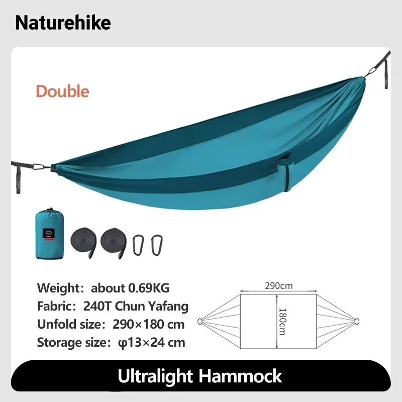 Гамак NatureHike двухместный из хлопка