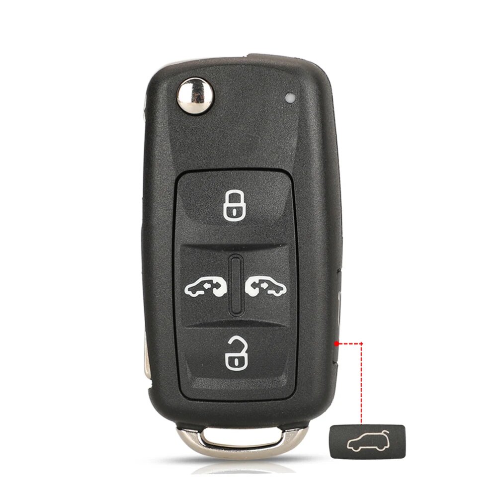 Автомобильный Ключ-пульт Jingyuqin X1 X3 7N0837202K/F/AE/BK 315/434 МГц Для VW Sharan Multivan Caravelle ID48/MQB Без Функции.