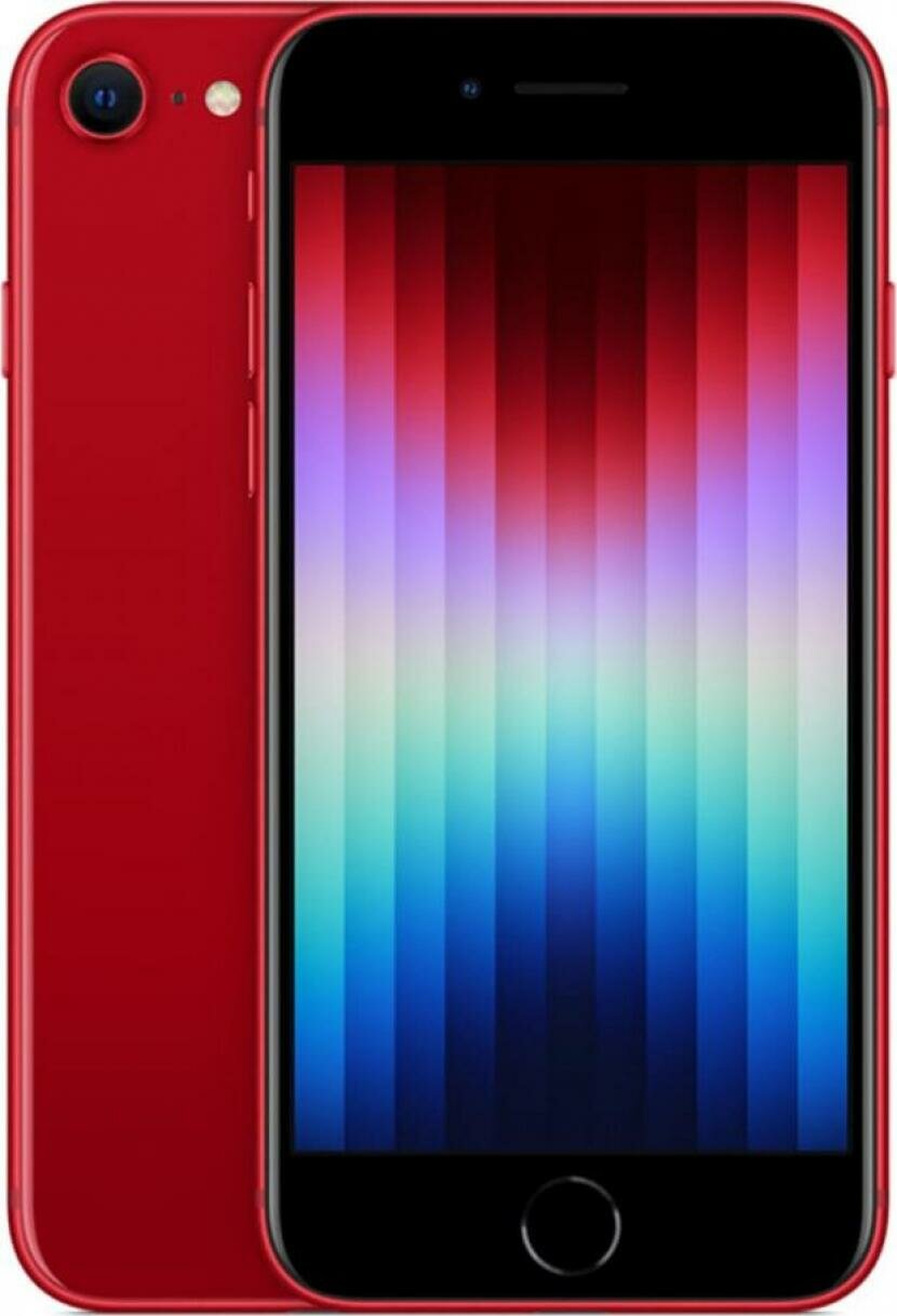 Смартфон Apple iPhone SE 2022, 128Gb, Red (slim box), Красный