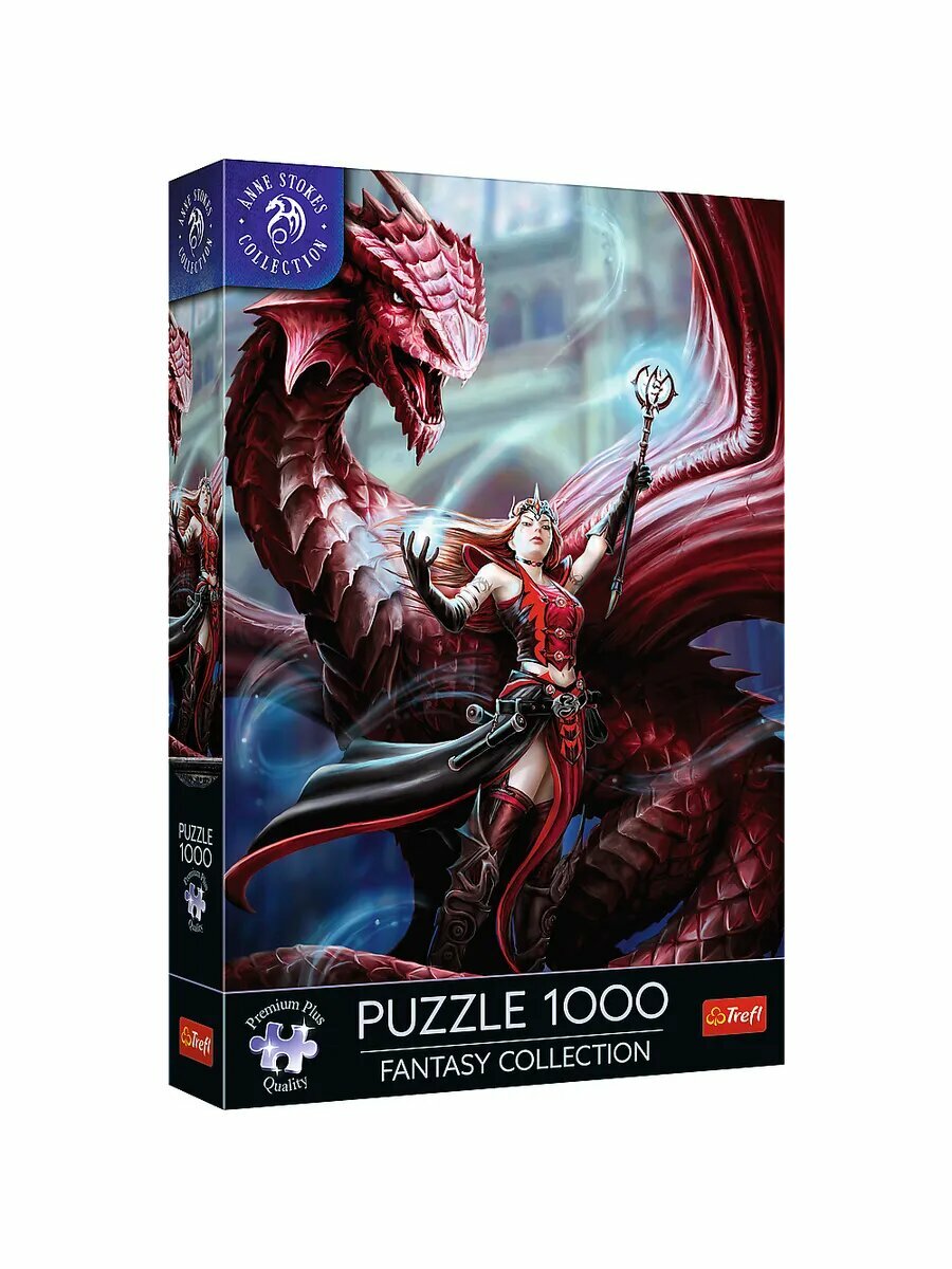 Trefl Фэнтези: Алый маг, 1000 деталей