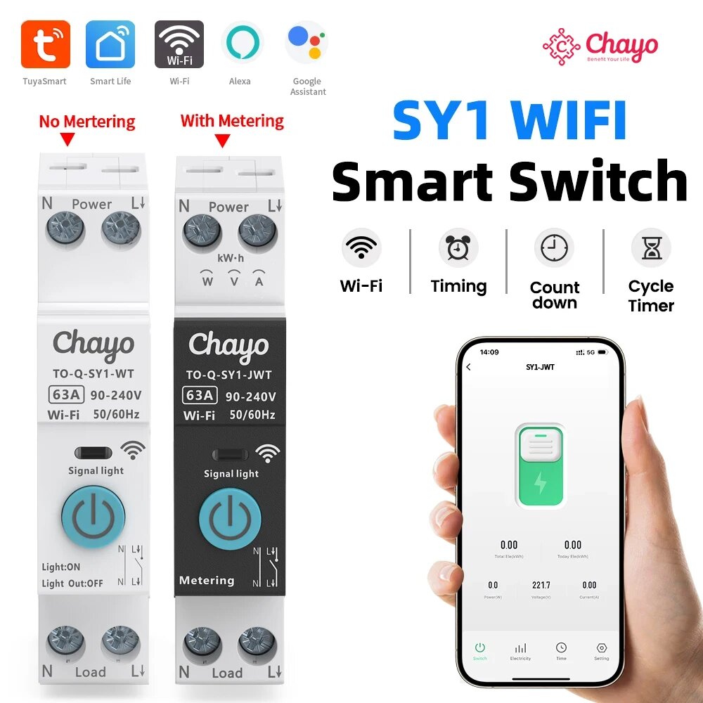 Умный выключатель Chayo Tuya Smart WIFI