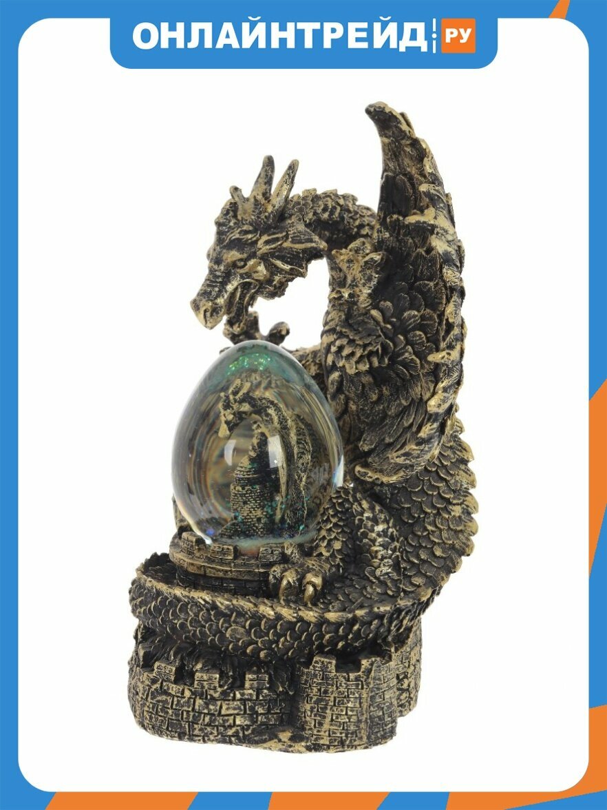 Фигурка Remeco Collection в стекл. шаре "Дракон", D 6 см, 16х13х23 см (791598)