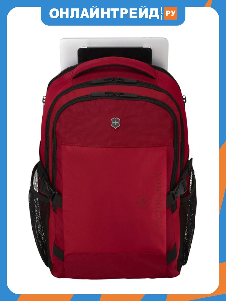 Рюкзак Victorinox VX Sport Evo Daypack, красный, полиэстер, 36x27x49 см, 32 л