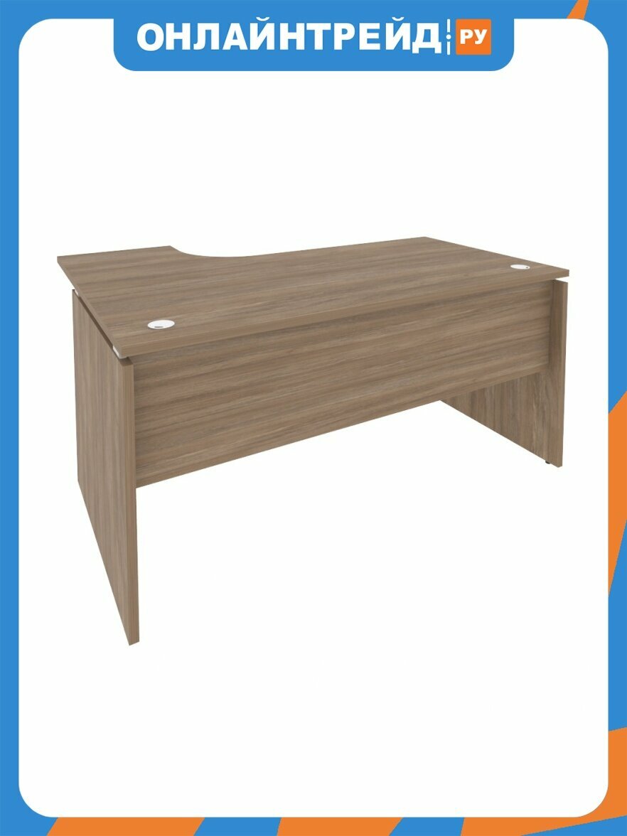 Стол эргономичный Riva CHAIR правый O. SA-4 (R) Дуб аризона 1580*1180*750 Onix