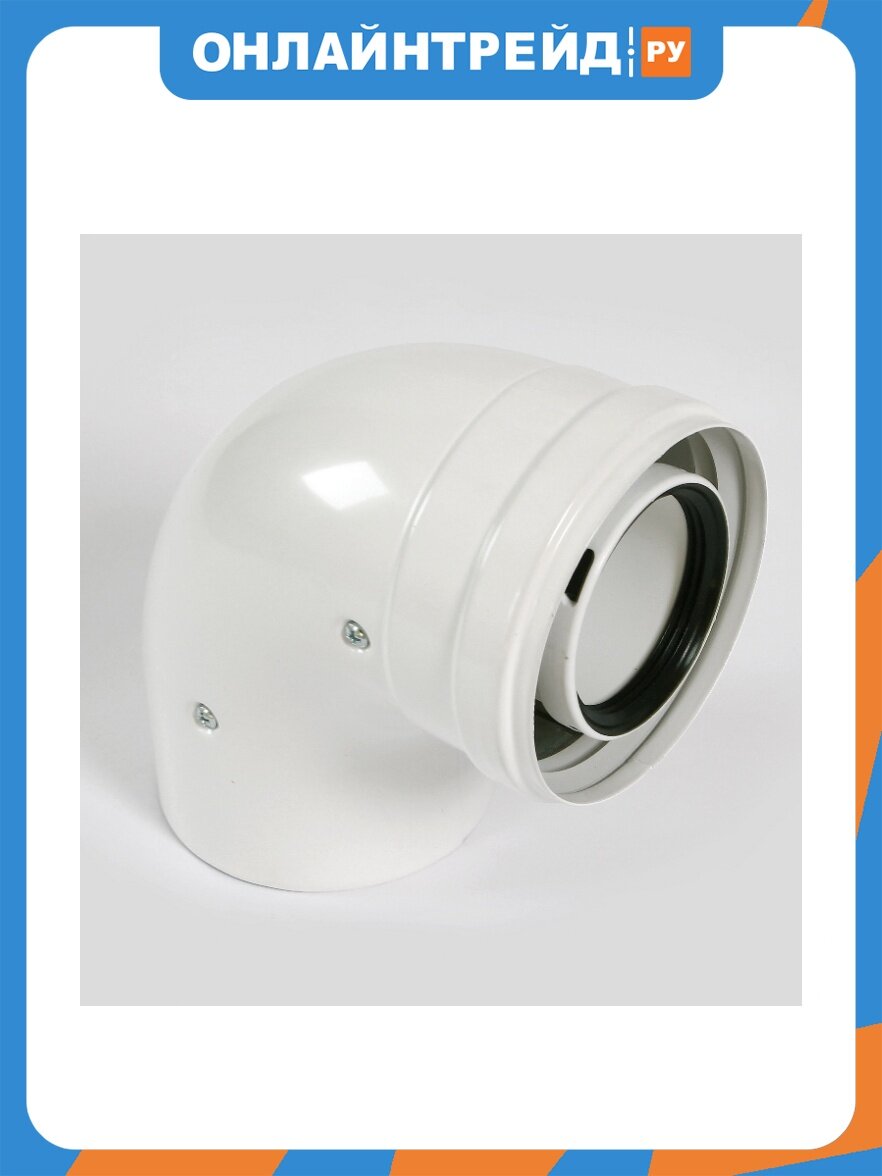 Отвод Baxi угол 87°, D 80 мм, HT