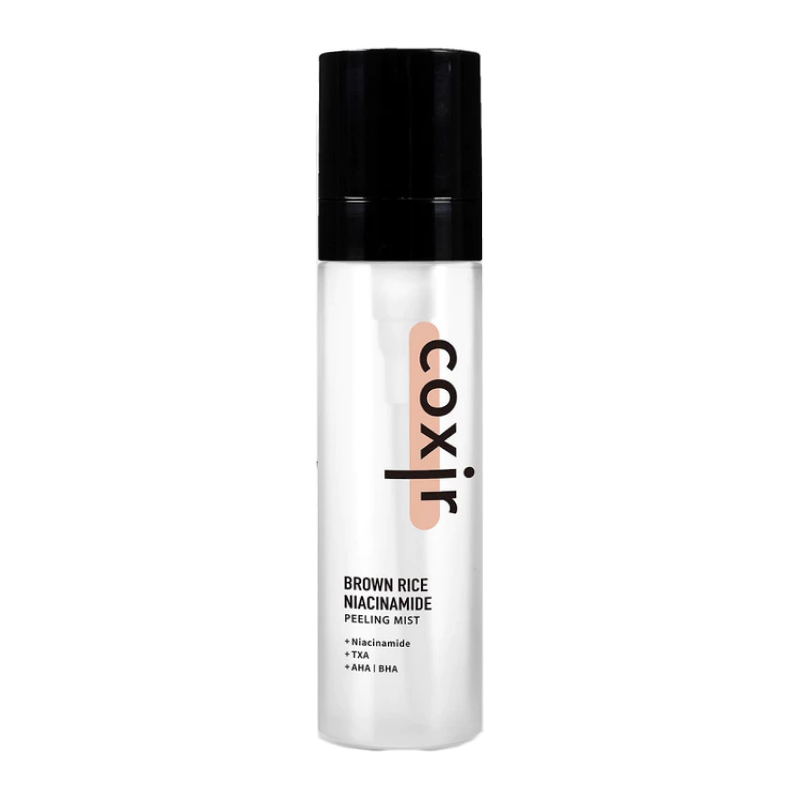 COXIR Brown Rice Niacinamide Peeling Mist Пилинг-мист с ниацинамидом и транексамовой кислотой