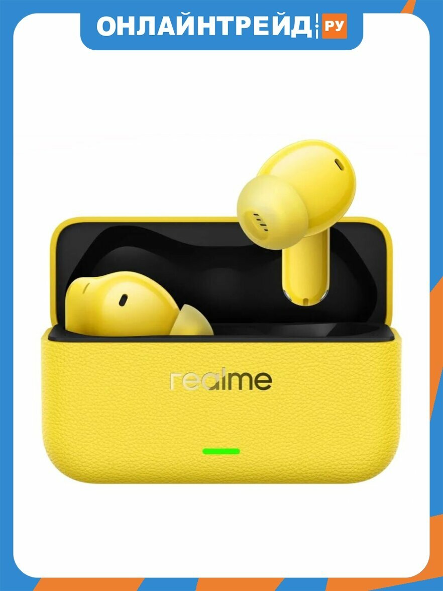 Беспроводные наушники Realme Buds T500 Pro желтый