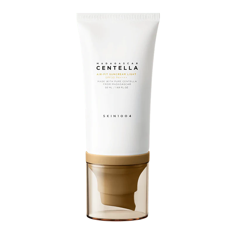 SKIN1004 Madagascar Centella Air-Fit Suncream Light SPF30 PA++++ Солнцезащитный крем с мадагаскарской центеллой SPF30 PA++++