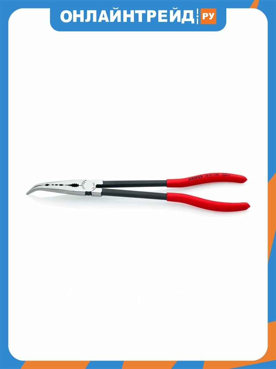 Длинногубцы Knipex 2881280, черненые, черного цвета 280 mm