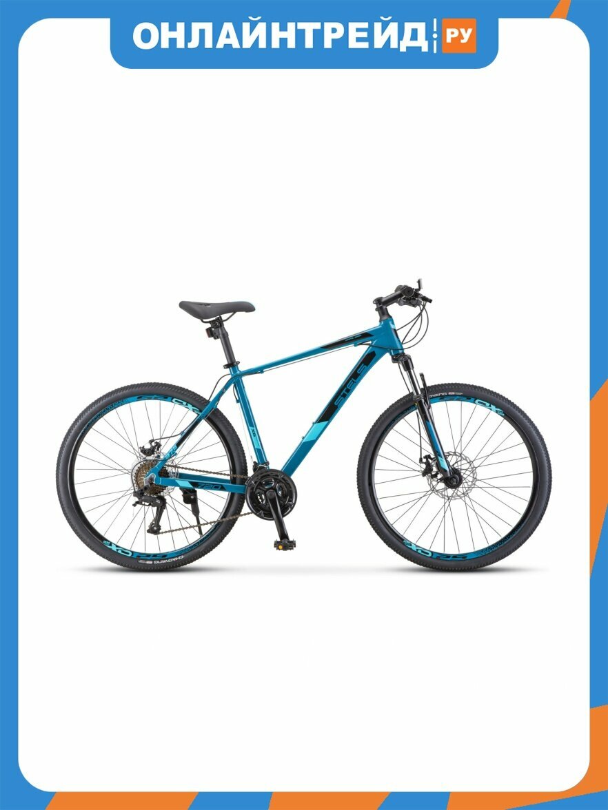 Горный велосипед Stels 27.5" Navigator 720 MD V010 (рама 17) (ALU рама) Темный/чирок