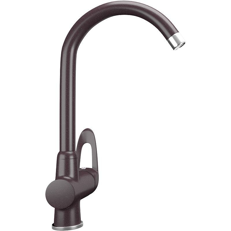 Смеситель для кухни Ulgran Classic U-006-345 шоколад, рычажный, латунь