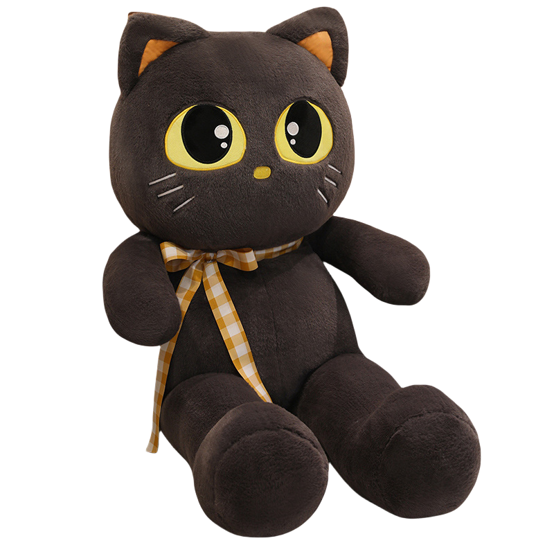Плюшевая игрушка унисекс SEGOU, 80 CM EU, Cute Kitten: Gray