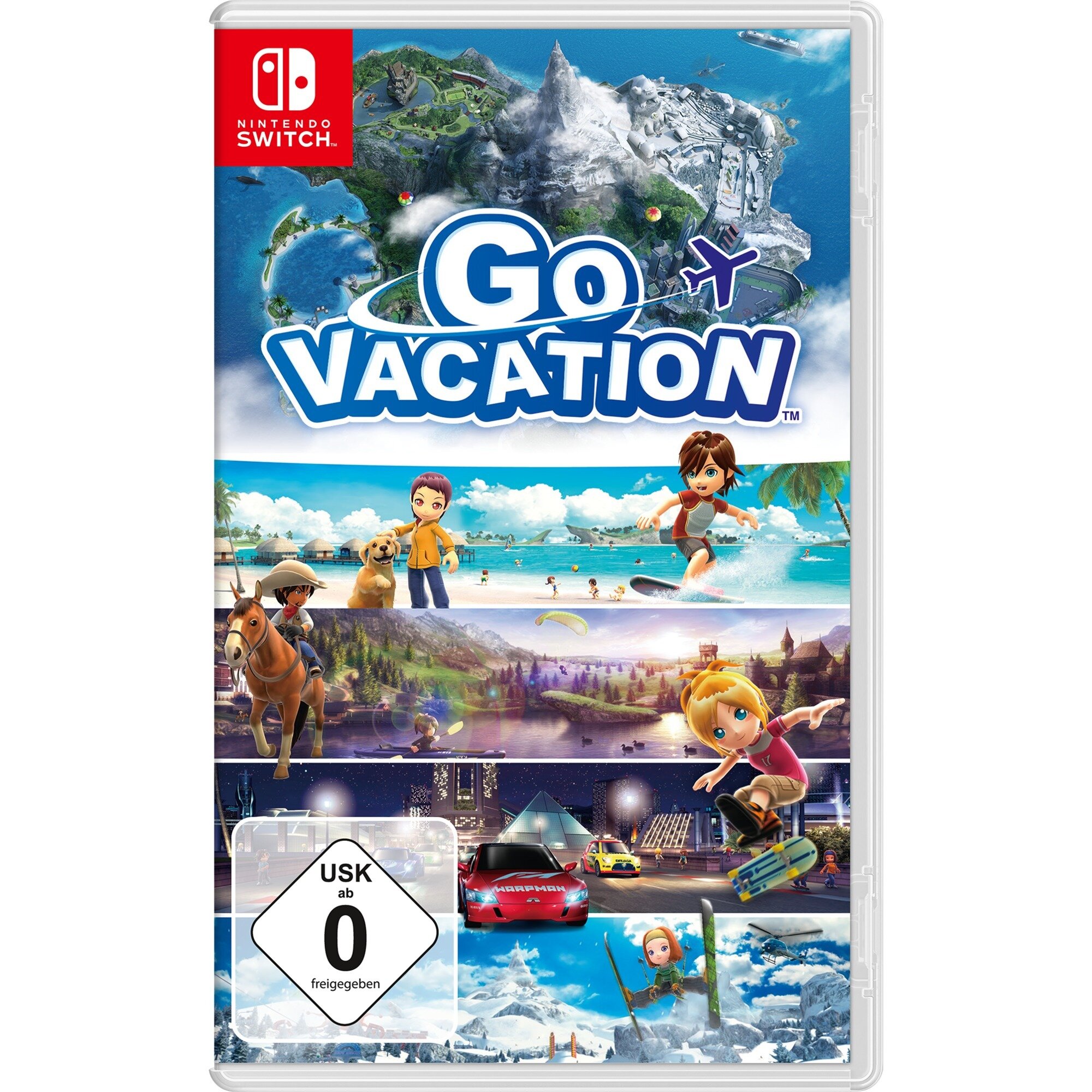 Игра Go Vacation (Nintendo Switch, Английская версия) Картридж