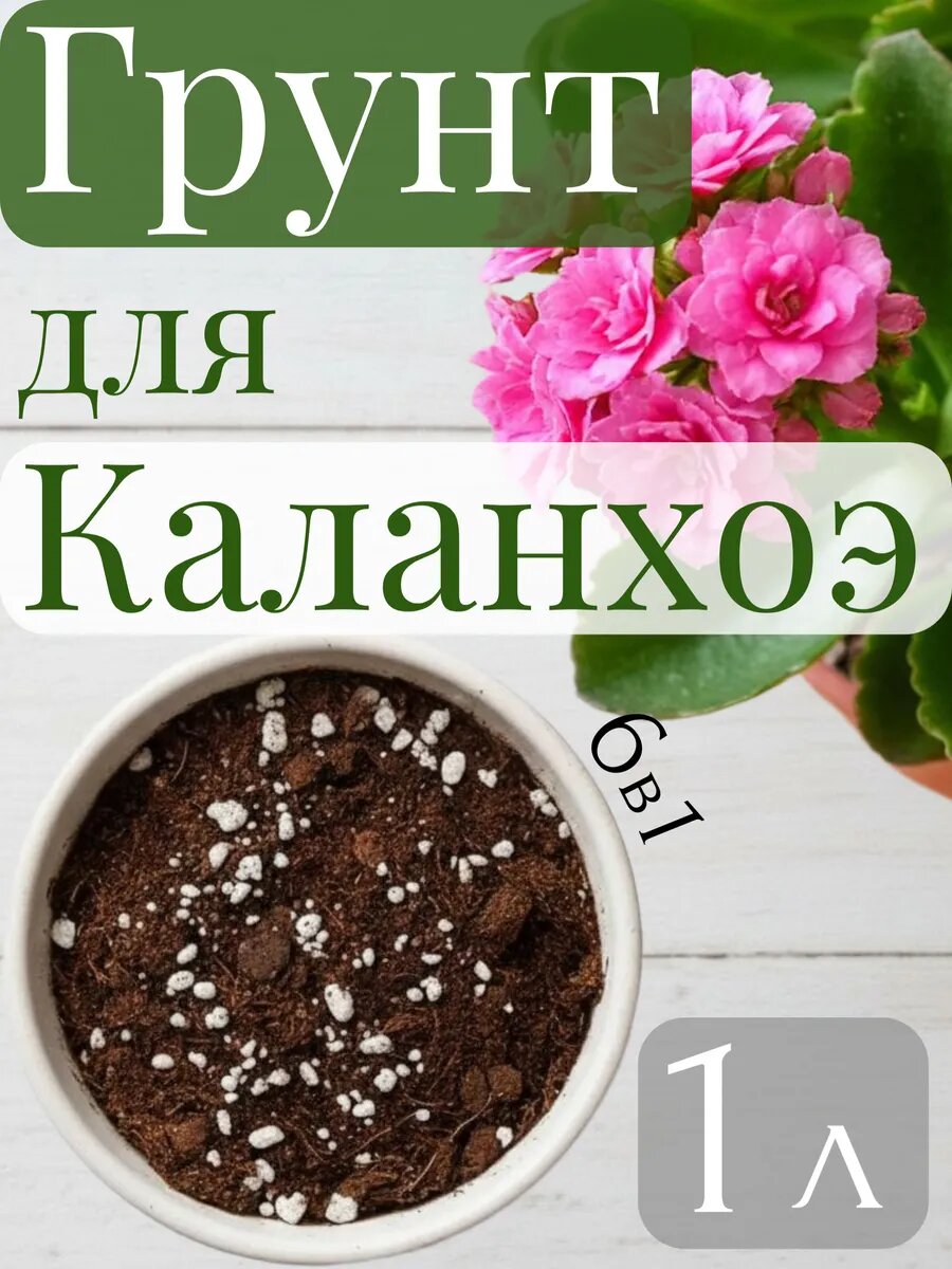 Готовый грунт для Каланхоэ 1 литр