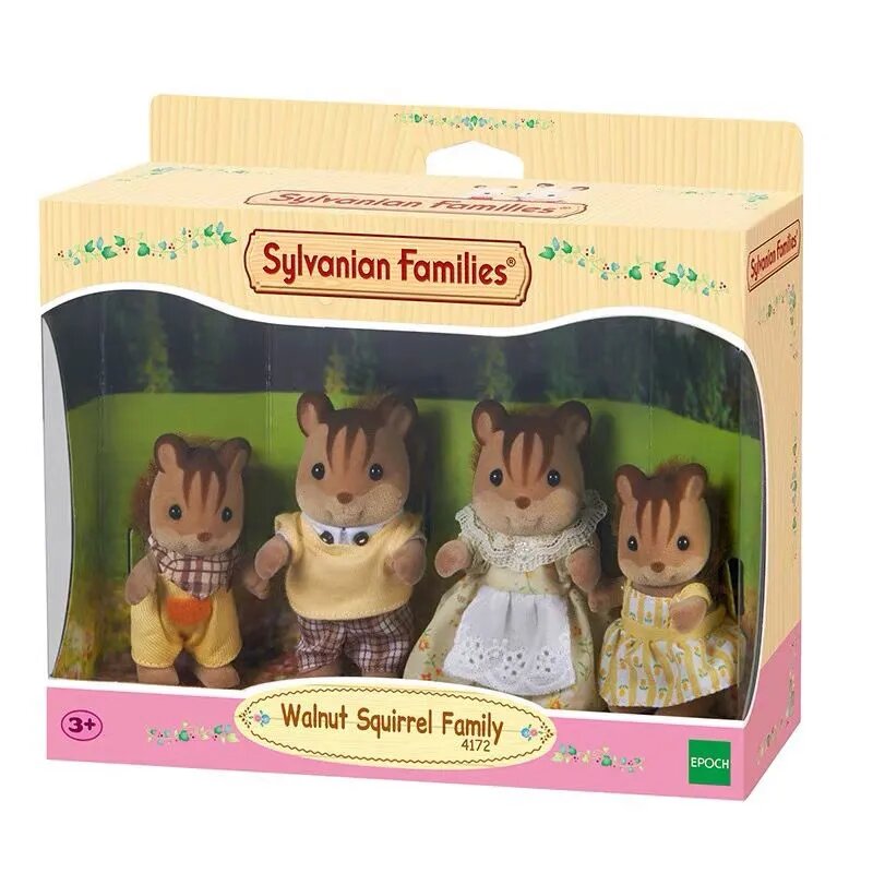 Sylvanian Families Набор семьи "Ореховая белка", 4 фигурки