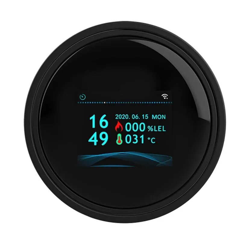 Wi-Fi Датчик Природного Газа Tuya Smart Alarm Детектор Утечки