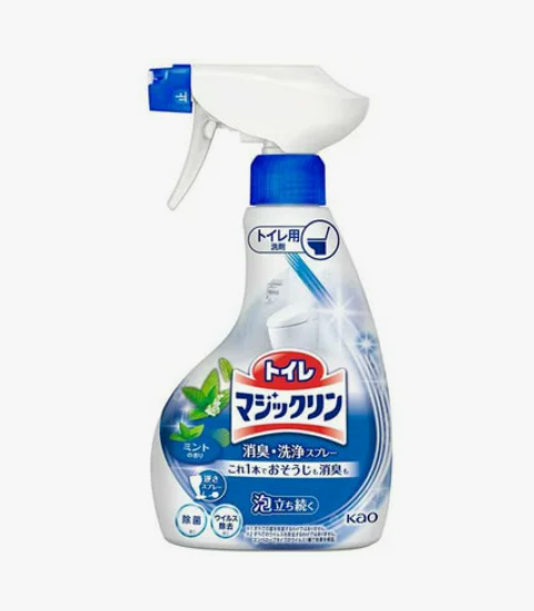 KAO Чистящее средство для туалета для экспресс-уборки Toilet Magiclean Deodorizing & Cleaning Spray Mint 350 мл Мята