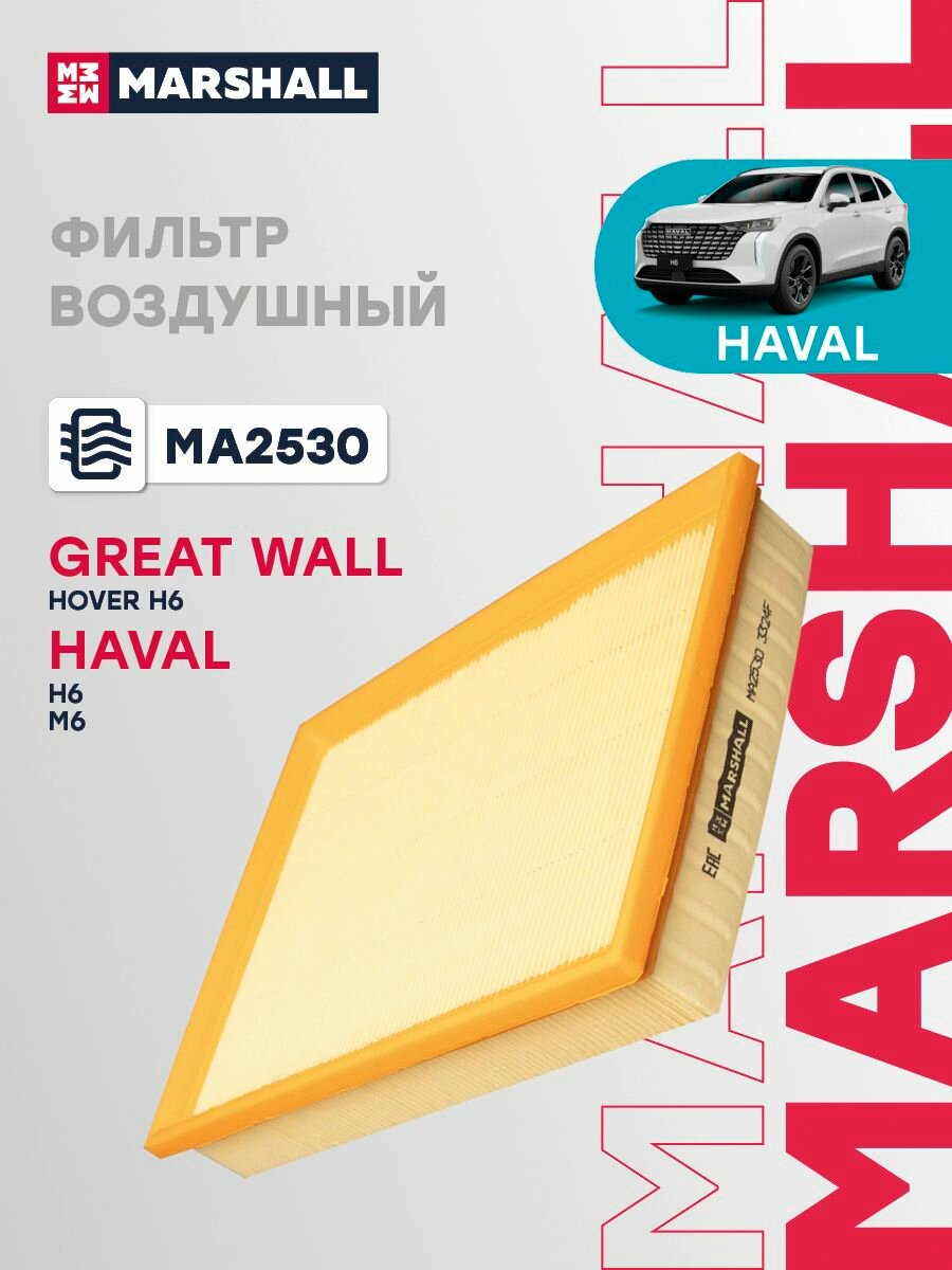 Фильтр воздушный Haval Хавал H6, M6, Great Wall Грейт Вол HOVER H6 1109110XKZ16A