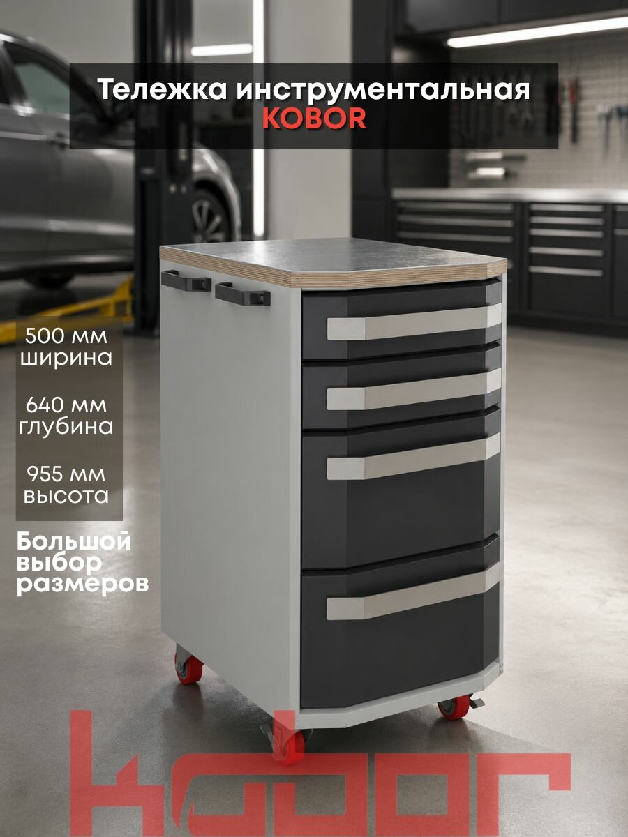Тележка инструментальная Kobor Expert TTZ/1-50/64 22B