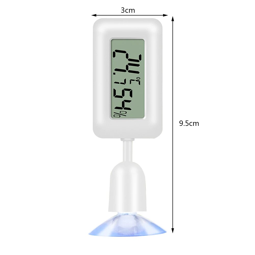 Цифровой термогигрометр APWIKOGER для террариума Белый, White Humidity Meter