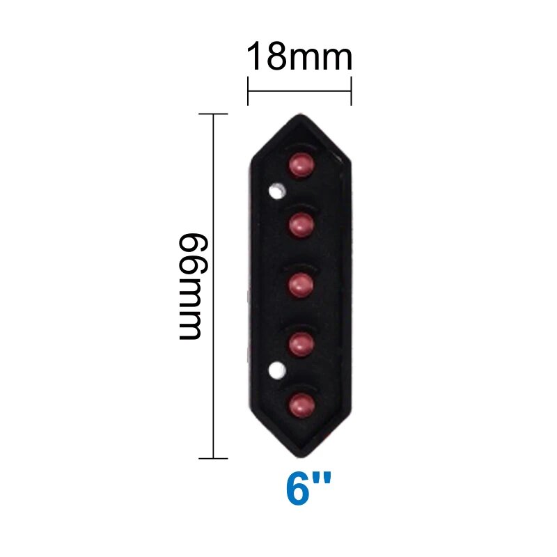 6-дюймовый зеленый LED 7-сегментный дисплей