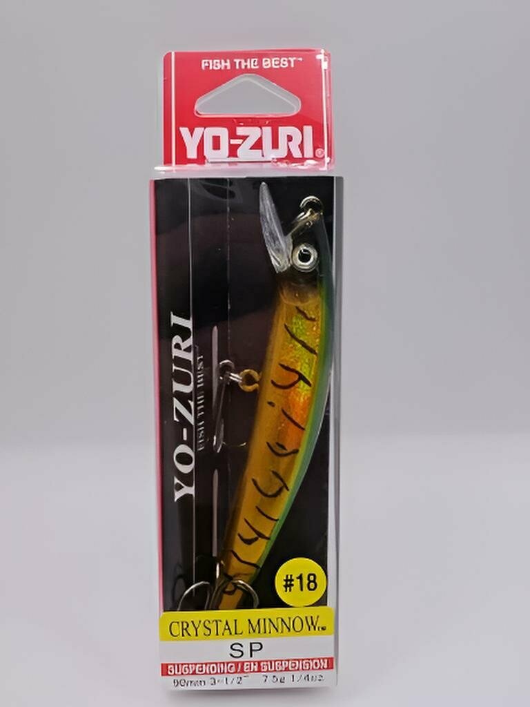 Воблер Yo-Zuri Crystal Minnow 90mm, 7,5g, suspending, 0.7-1.0m