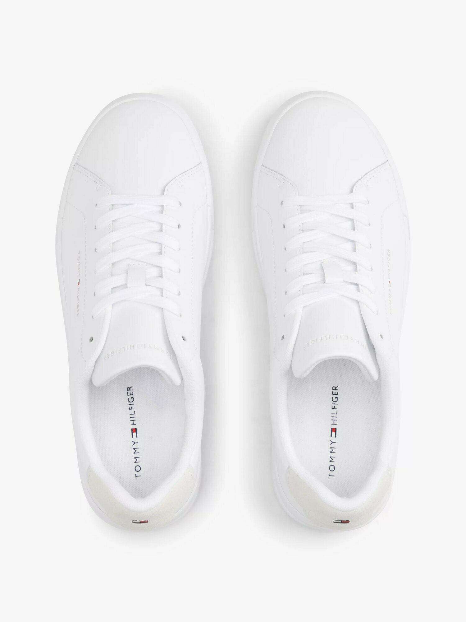 Кеды TOMMY HILFIGER, размер 41 EU, белый/белый/белый — фото 1