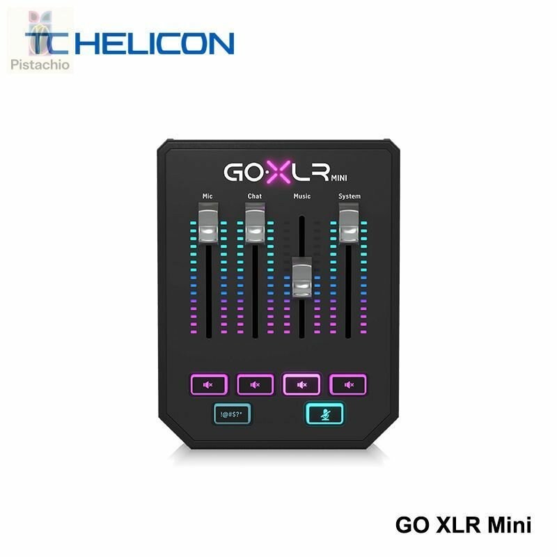 TC-Helicon GoXLR MINI онлайн-микшер для вещания с USB/аудиоинтерфейсом и предусилителем Midas