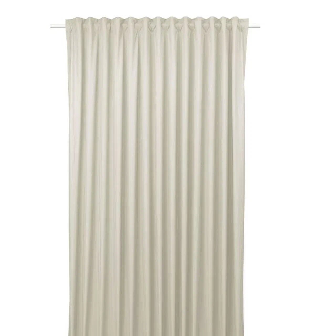 Шторы IKEA "BENGTA", 210x300 см, полиэстер, на шторной ленте, цвет бежевый