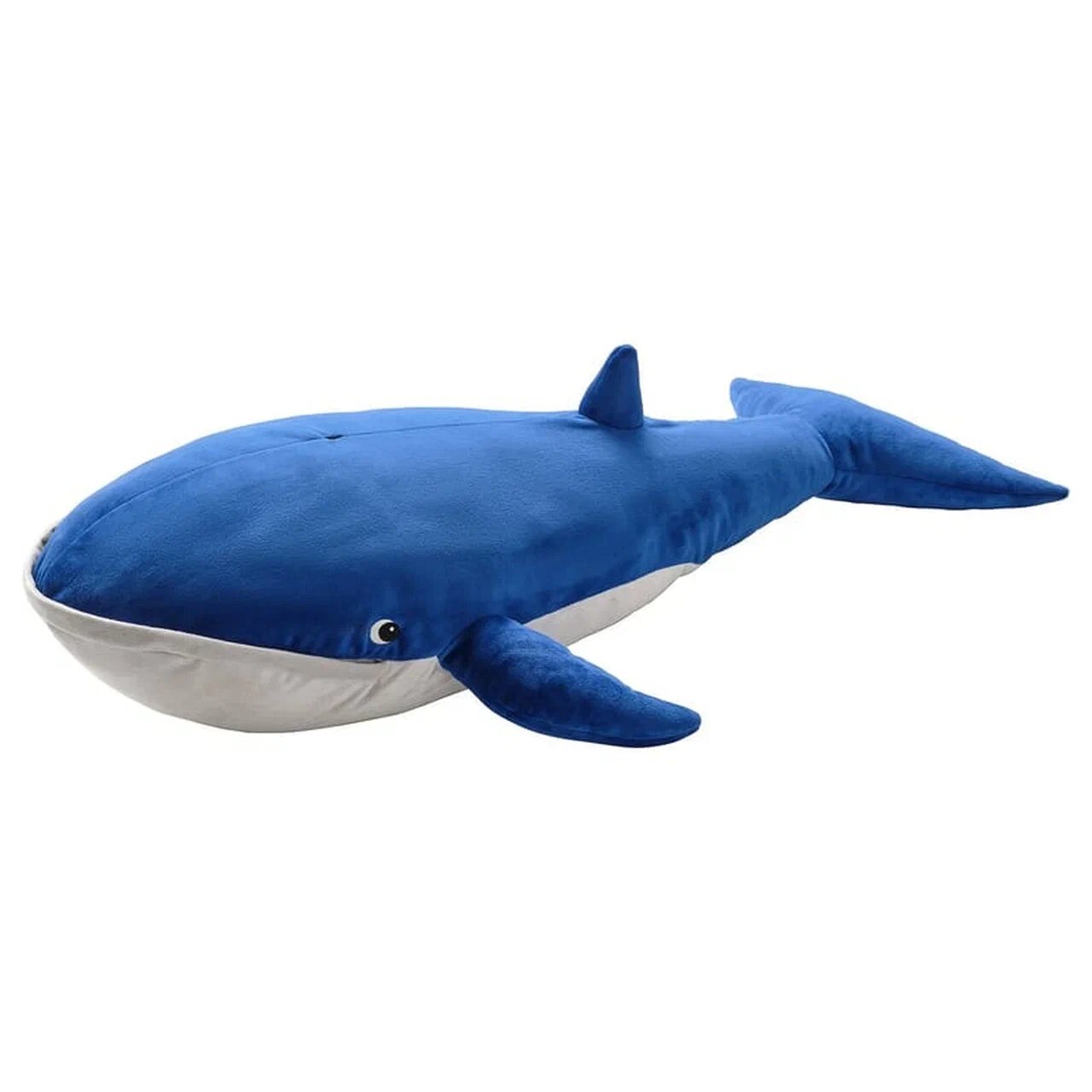 Мягкая игрушка IKEA BL VINGAD 005.221.13, синий, 100 см 005.221.13