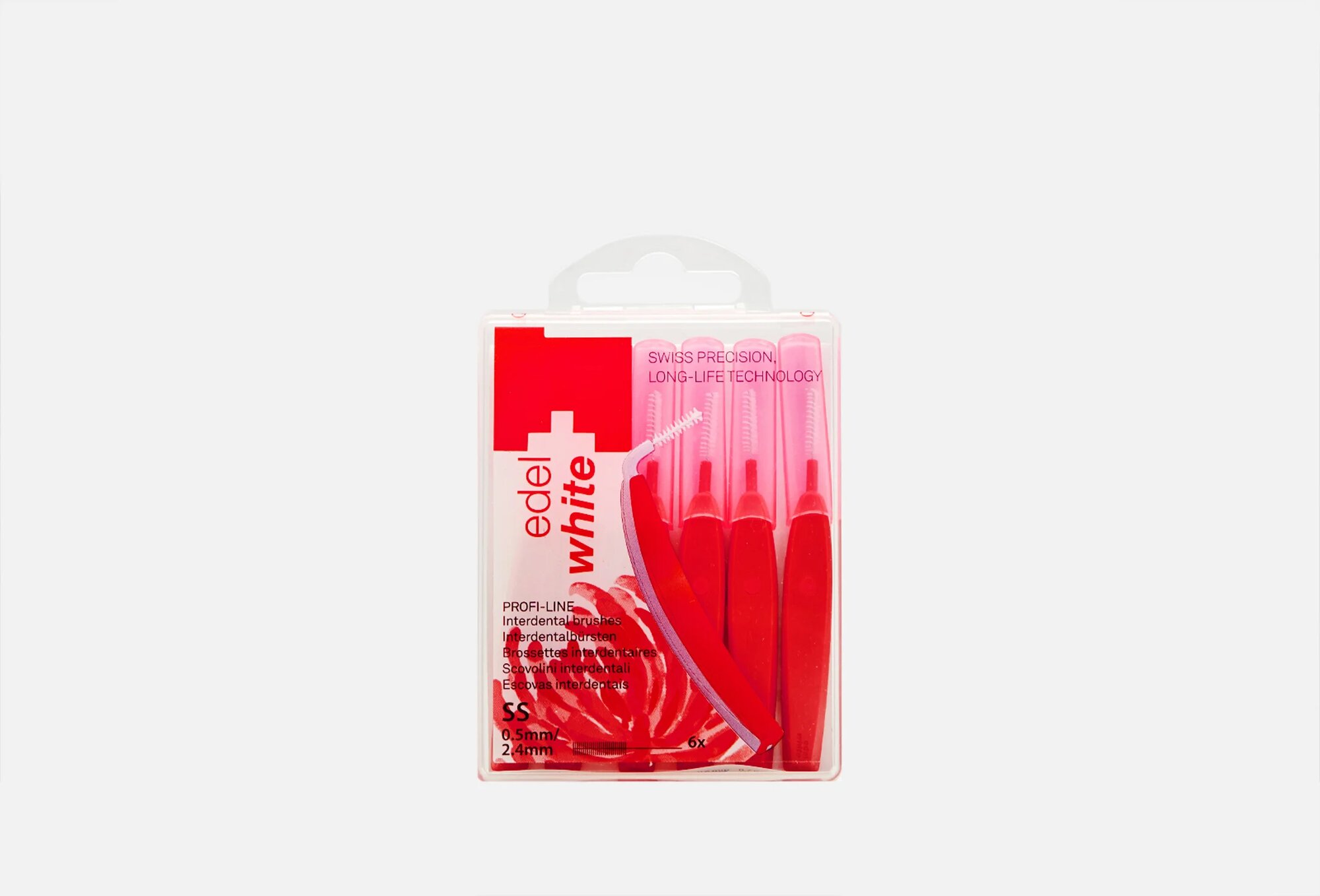 Edel+white Interdental brushes PROFI-LINE SS 0,5mm межзубные ершики 6шт