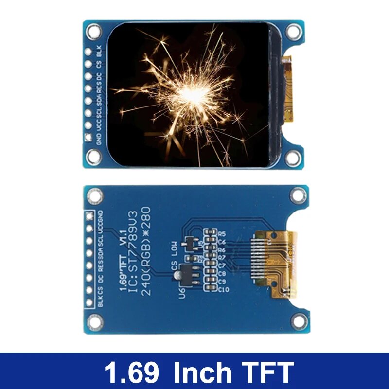 1.69" TFT LCD дисплей