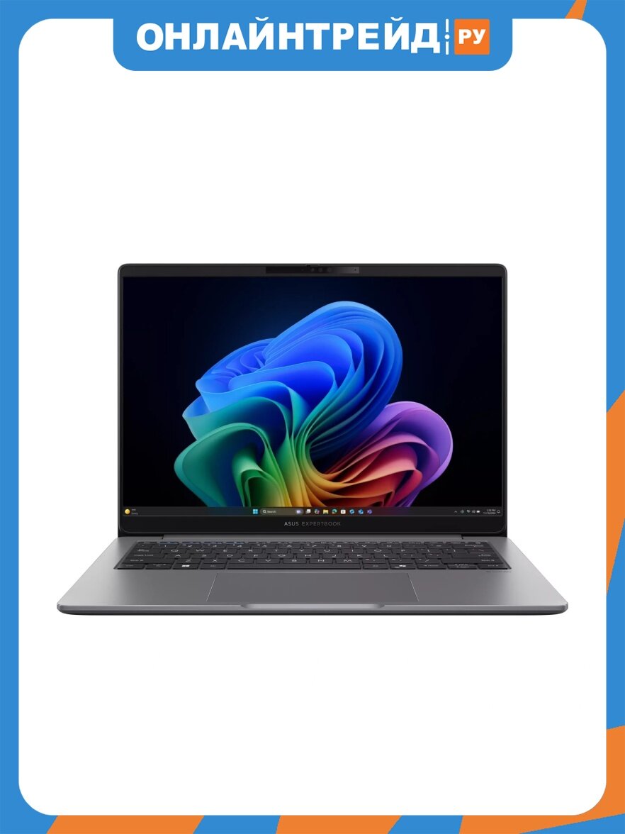 Ноутбук Asus ExpertBook P3 PM3606CKA-MB0396 16" WUXGA IPS 144Hz Ryzen AI 5 330(2.0ГГц), 16Гб DDR5, SSD 512Гб, Radeon 820M, DOS, Misty Grey (90NX0981-M00E00