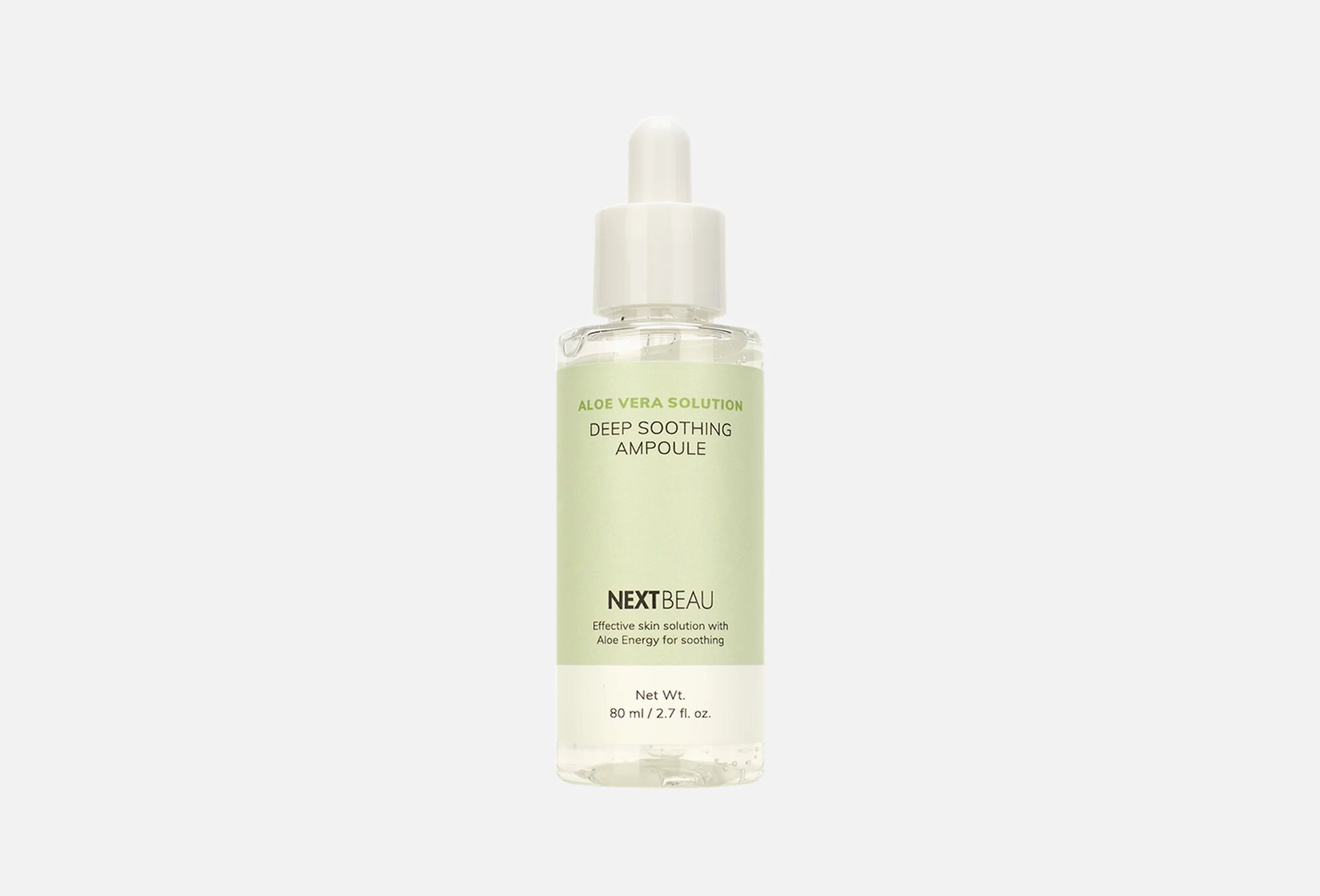 NEXTBEAU Aloe Vera Смягчающая ампульная сыворотка для лица 80мл