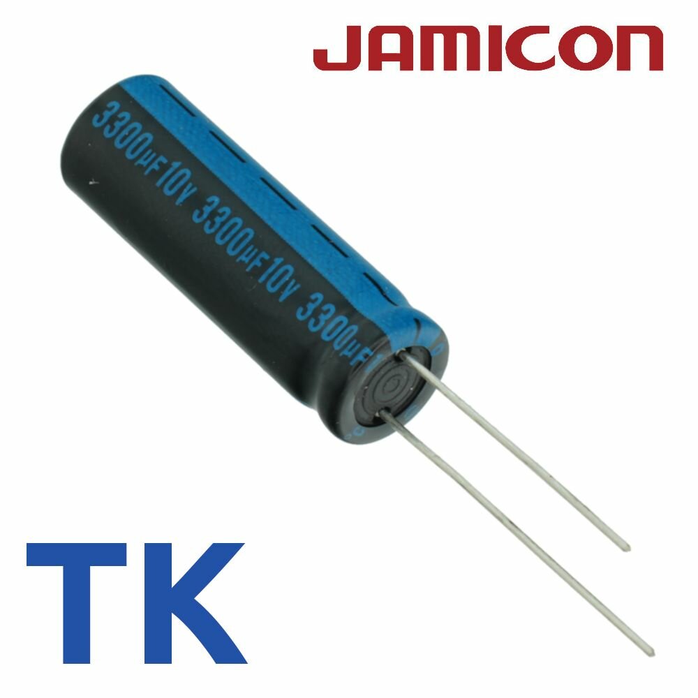 3300мкФ 10В / TKR / 10x30 / 105 С / конденсатор электролитический (10шт)