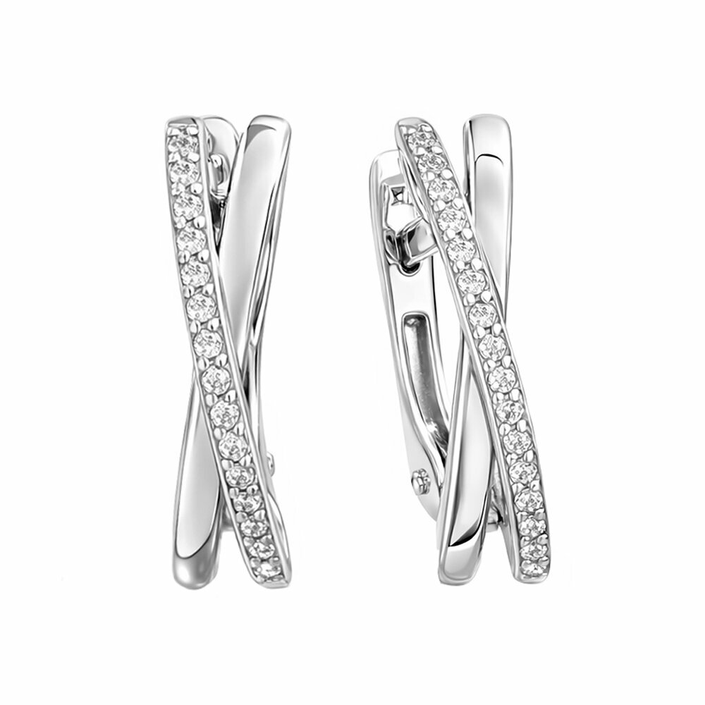 серьги из серебра