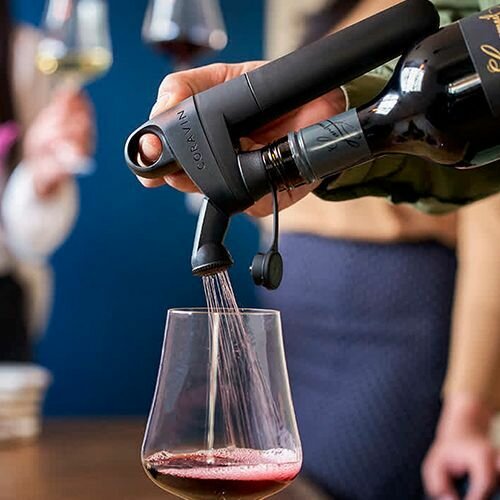 Аэратор Coravin Pivot, для системы сохранения вина, пластик, сталь, черный — фото 1