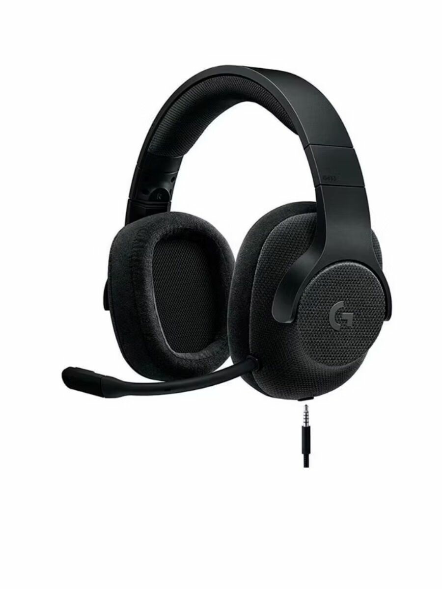 Гарнитура игровая проводная Logitech G433 7.1 Triple Black (981-000668). Товар уцененный