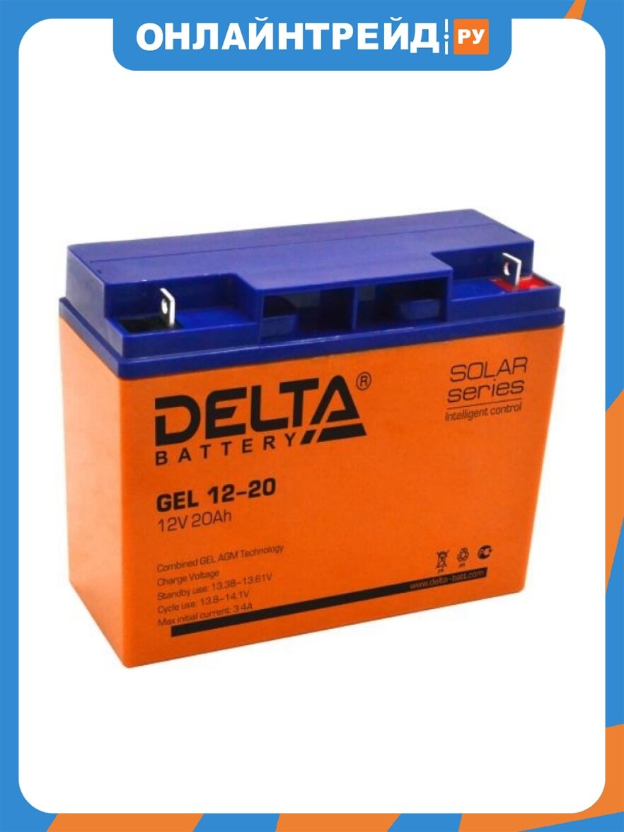 Аккумуляторная батарея для ИБП Delta Battery GEL 12-20