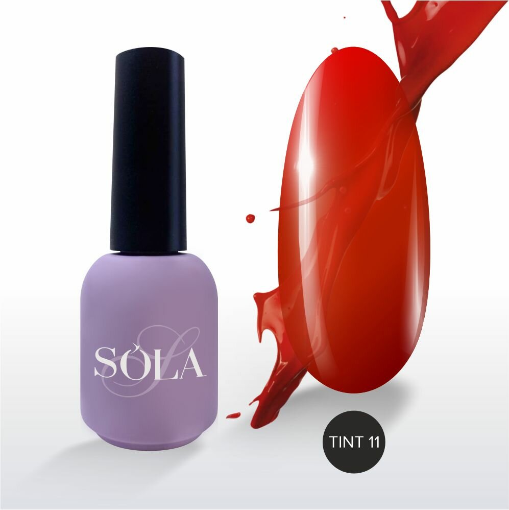Витражный гель-лак Tint 11 SOLAlove, 10мл