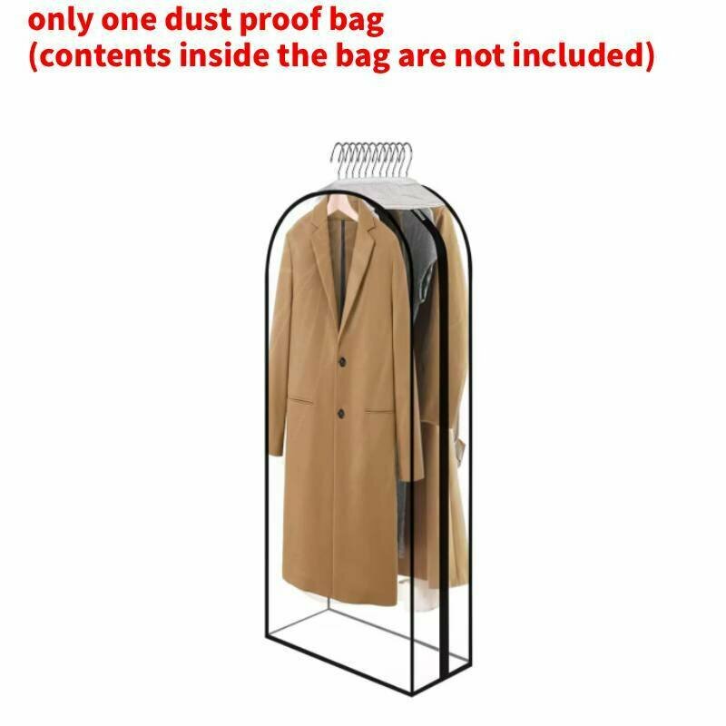 Modern minimalist peva clothes dust cover with side open design for bedroom storage 60x25x110cm